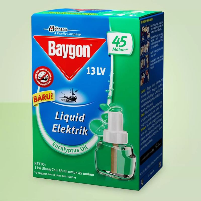 Jual Baygon Liquid Electric Refill Eucalyptus Oil 33 ml | Shopee Indonesia