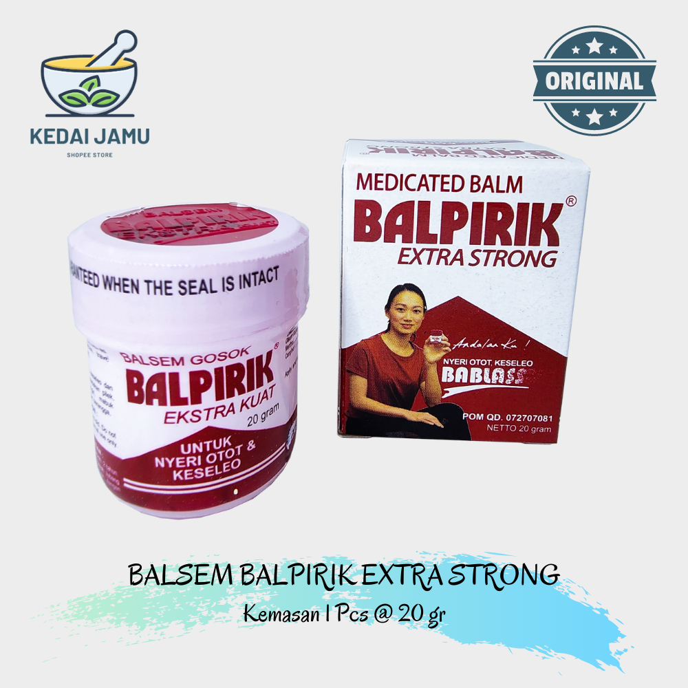 Jual Balsem Balpirik Merah Ukuran 20 Gram | Shopee Indonesia