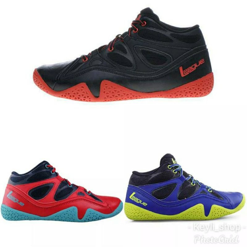 Jual Sepatu League Basket Ballistic Cowo Cewe Basketball Shoes Pria ...