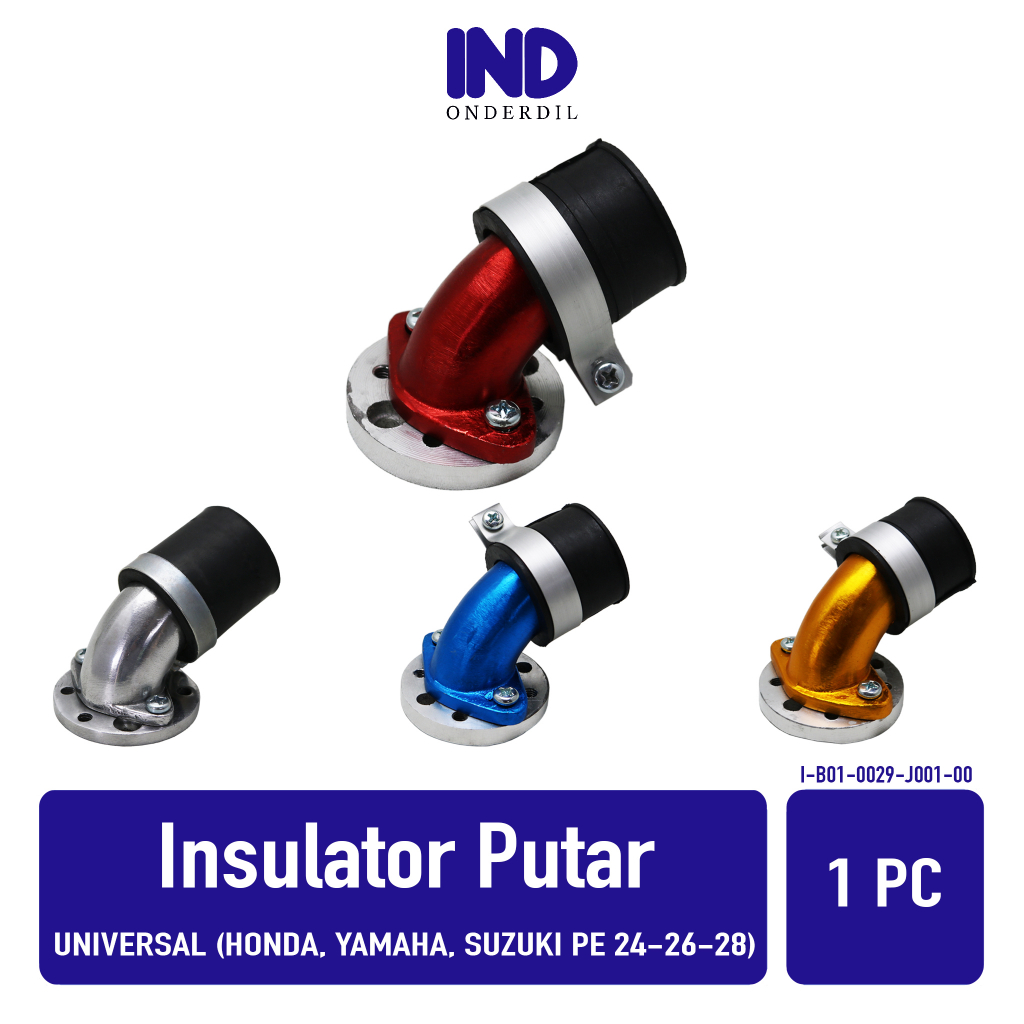 Jual Insulator-Manipul-Intake-Manifold-Intek-Leher Angsa Putar-Mutar-Miring Variasi Universal ...