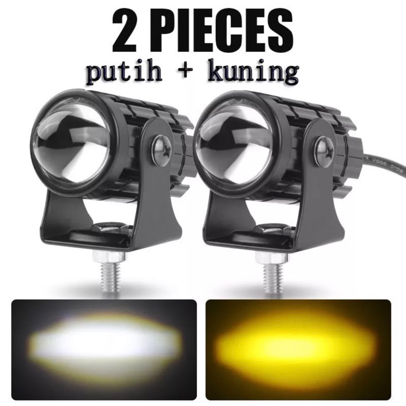 Jual Headlamp Lampu Sorot Sepeda Motor Led Lampu Tembak Laser Led Mini ...