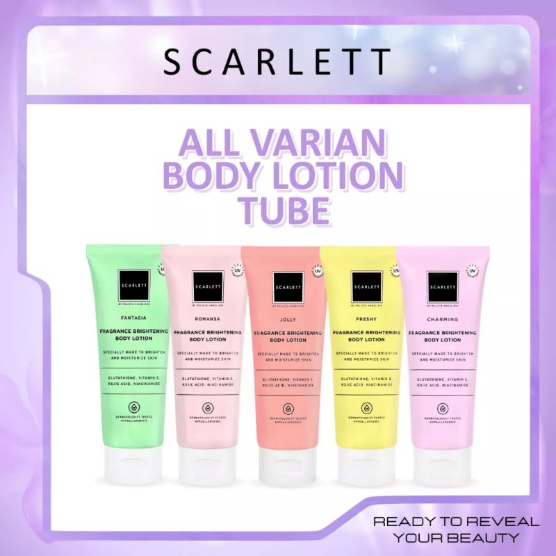Jual Scarlett Fragrance Brightening Body Lotion 180Ml | Shopee Indonesia