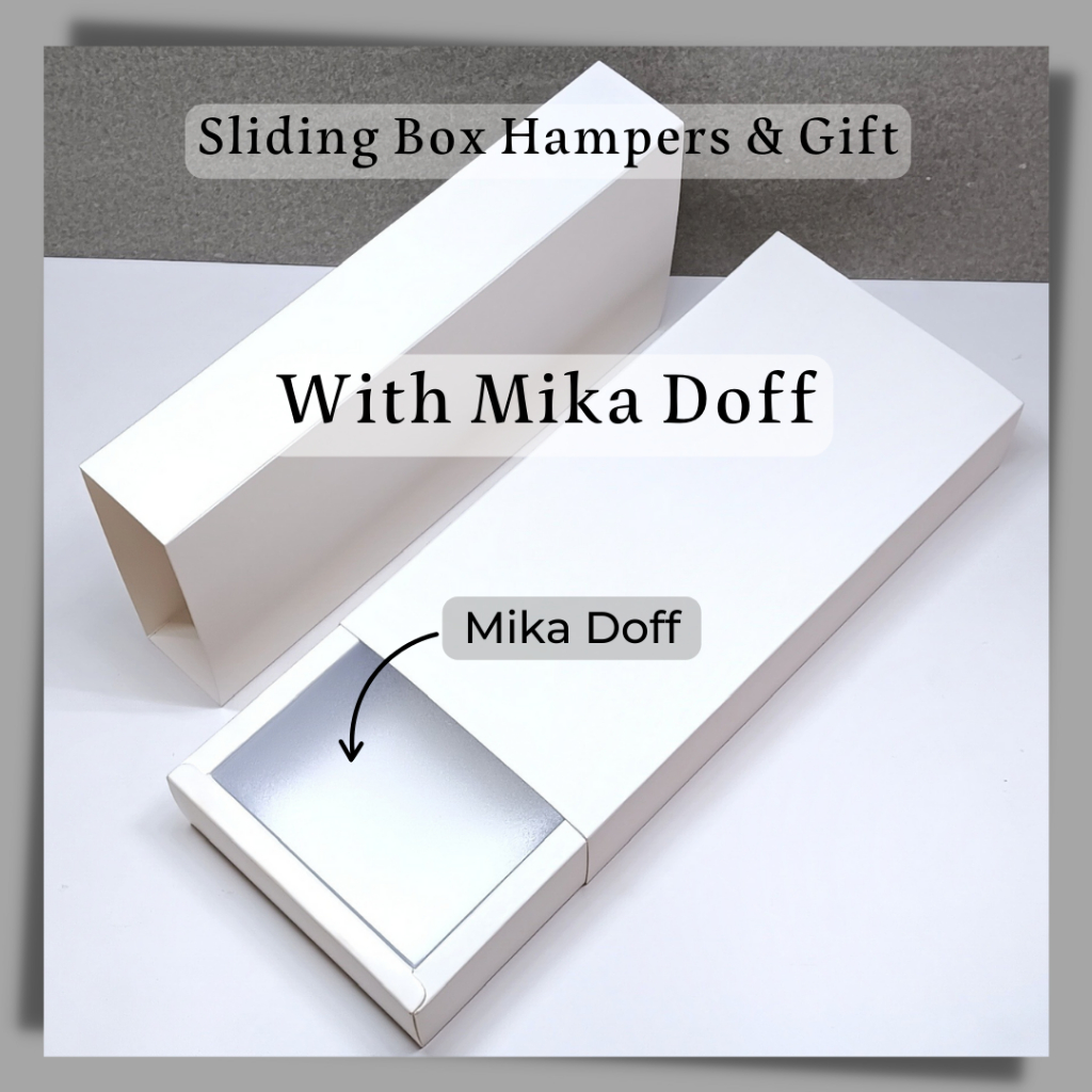 Jual BOX SLIDING POLOS BESAR + MIKA ( 5 Pcs ) / SLIDING BOX / KEMASAN ...