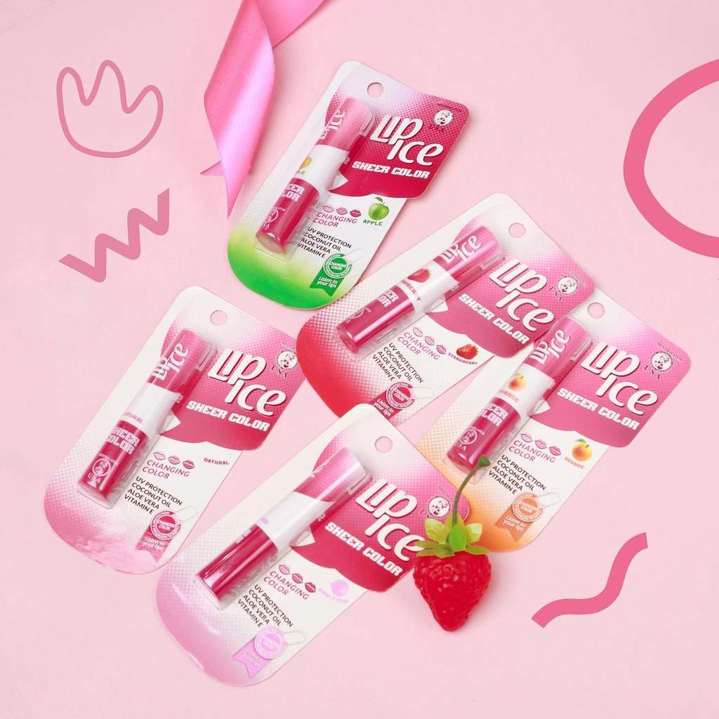 Jual Lip Ice Sheer Color | Fruity Lip Balm | Shopee Indonesia