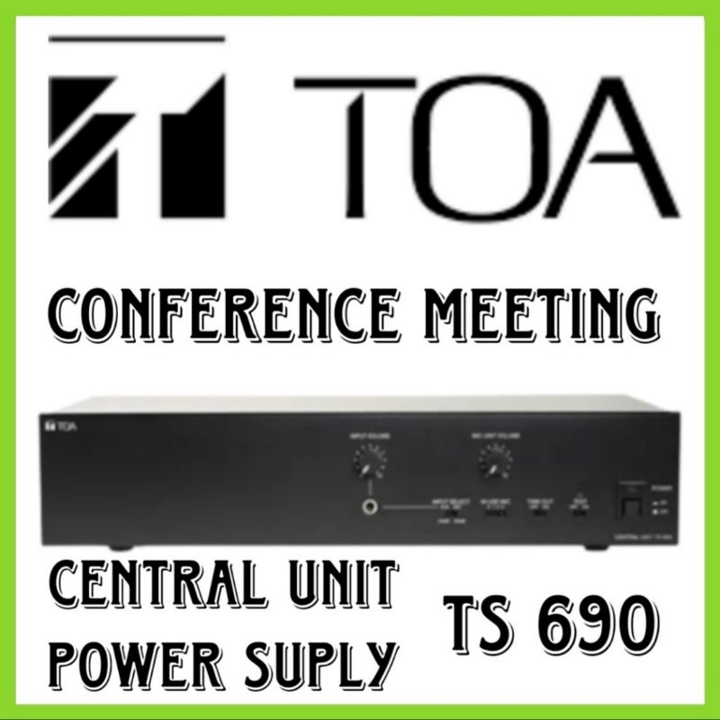 Jual Toa TS 690 Central Unit Power Suply Conference System, Garansi Resmi.! | Shopee Indonesia