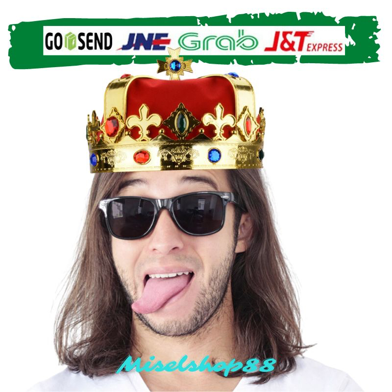 Jual King crowns mahkota raja kostum halloween | Shopee Indonesia