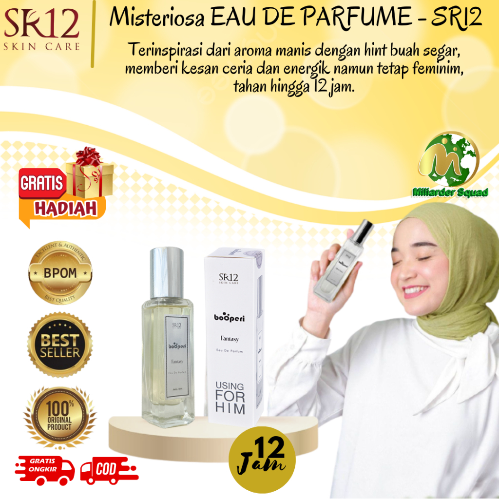 Jual Parfume SR12/Booperi Misteriosa/ Fantasy parfume Eau De Perfume | Shopee Indonesia