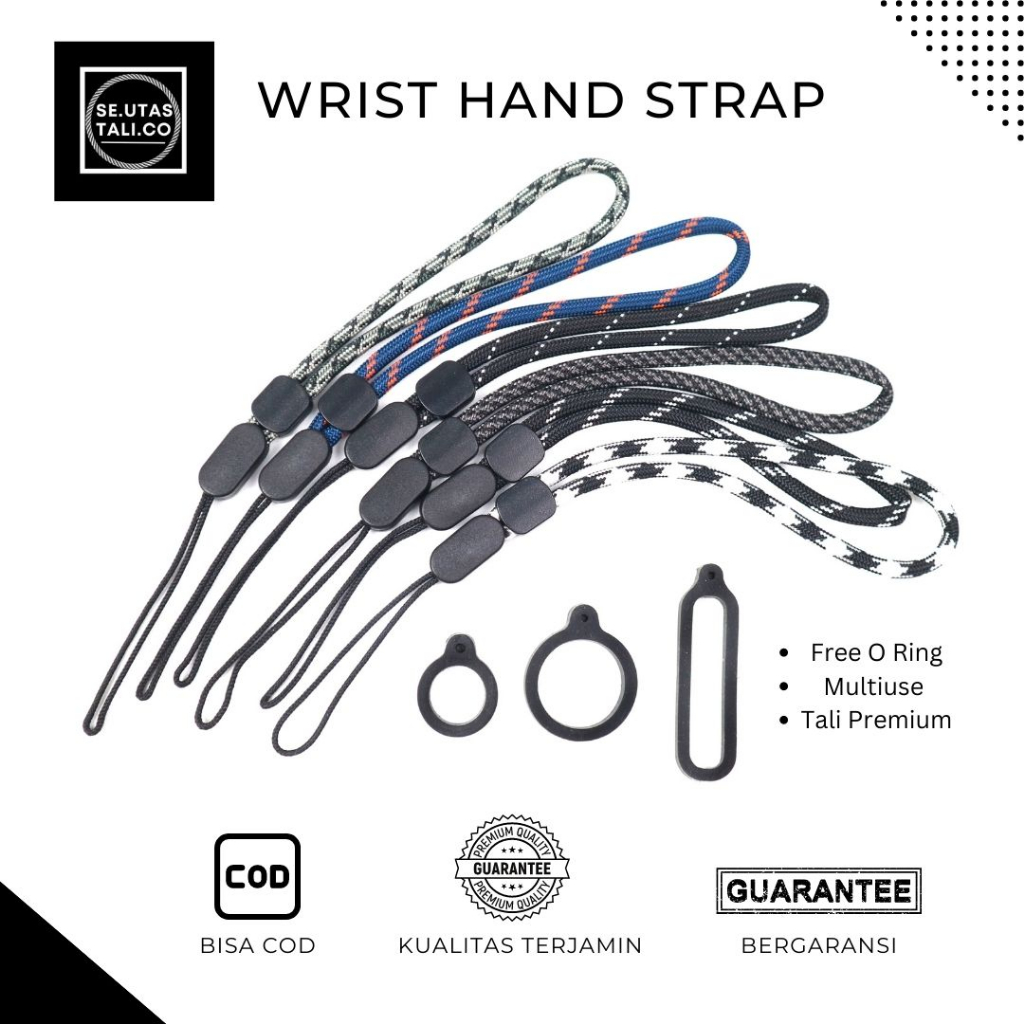 Jual Tali HP Lanyard Podzz Tangan Finger Wrist Hand Strap Paracord ...