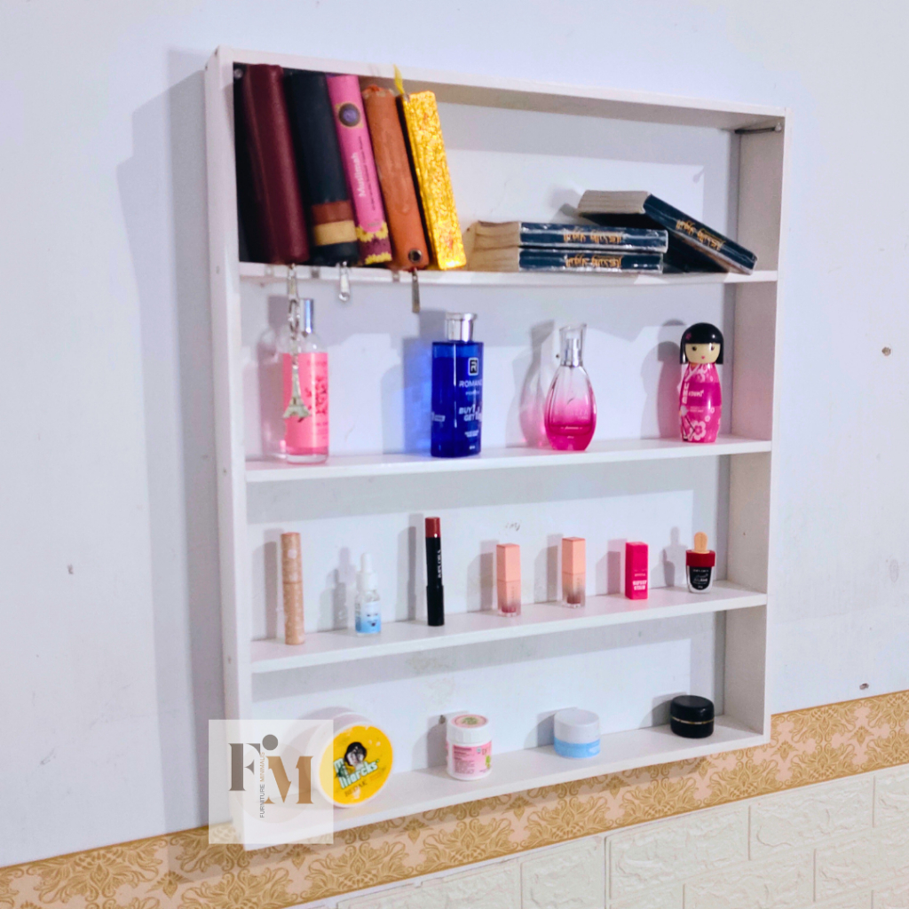 Jual Rak Dinding Penyimpanan Cat Kuku Kutek Makeup Parfum Skincare Vape ...