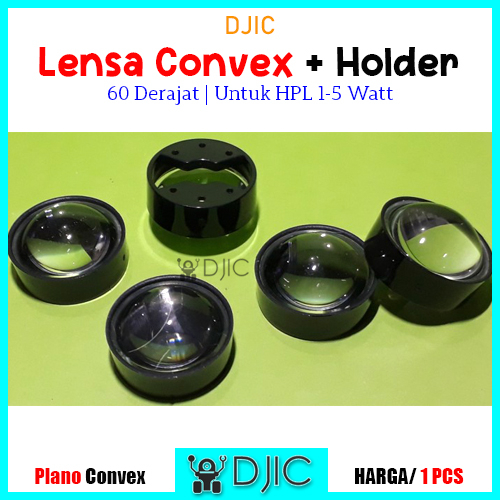 Jual Lensa Convex Led HPL 60 Derajat Untuk LED HPL 1-5W | Shopee Indonesia