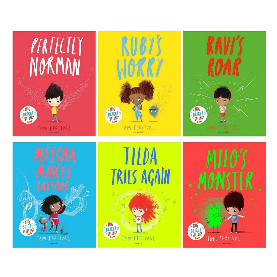 Jual A Big Bright Feelings Book - Ruby's Worry / Ravi's Roar / Meesha ...