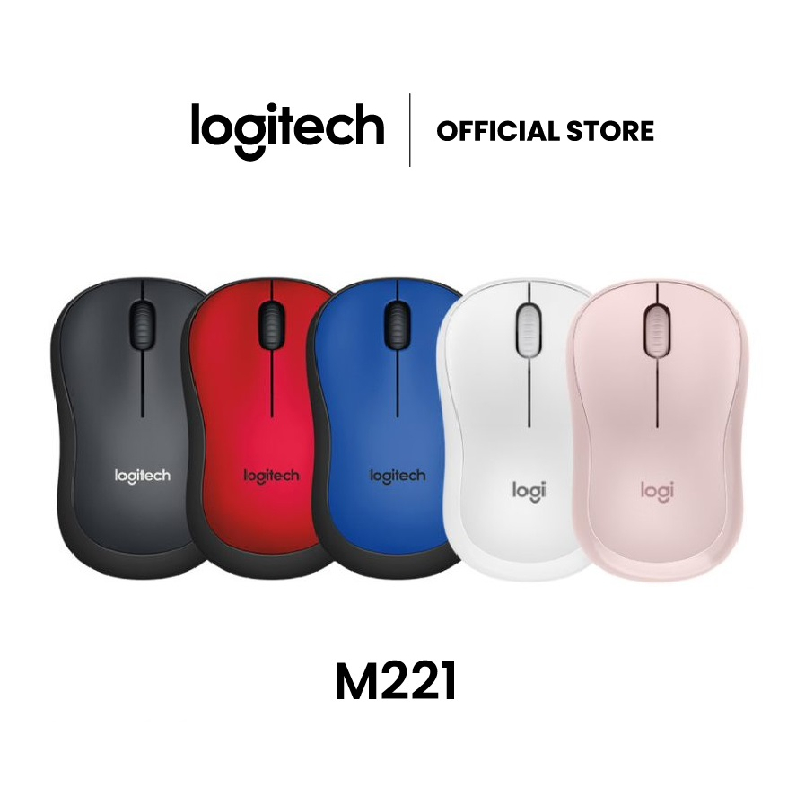 Jual Logitech M221 Mouse Wireless Silent Click | Shopee Indonesia