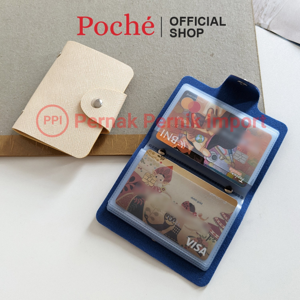 Jual Tempat Kartu Dompet Kartu Card Holder Card Organizer New York Chic ...