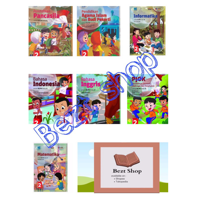 Jual Buku paket kelas 2 SD/MI Kurikulum Merdeka ( KUMER ) -Grafindo | Shopee Indonesia