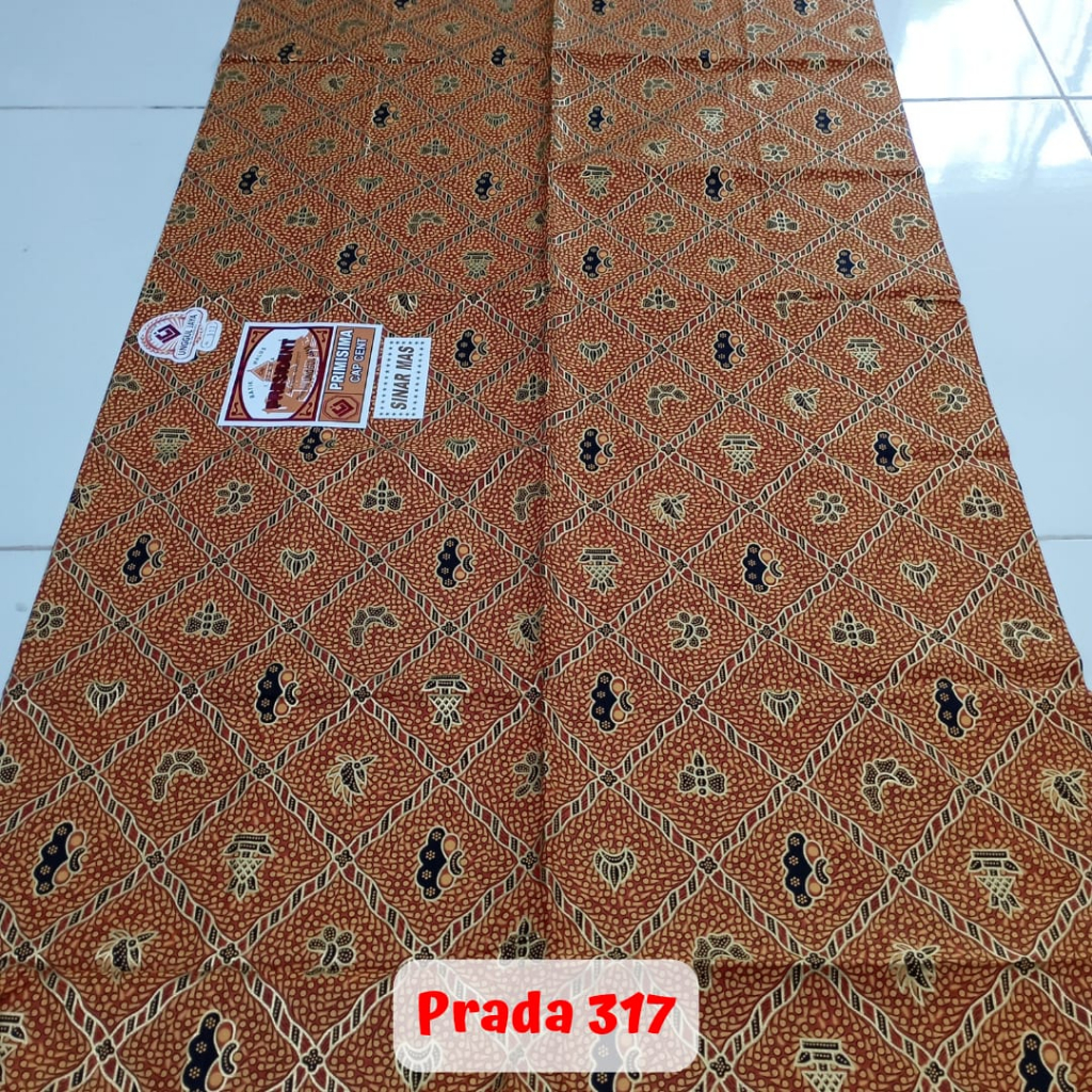 Jual Kain Batik Prada PRESIDENT | Batik Prodo Prada Gliter Emas ...