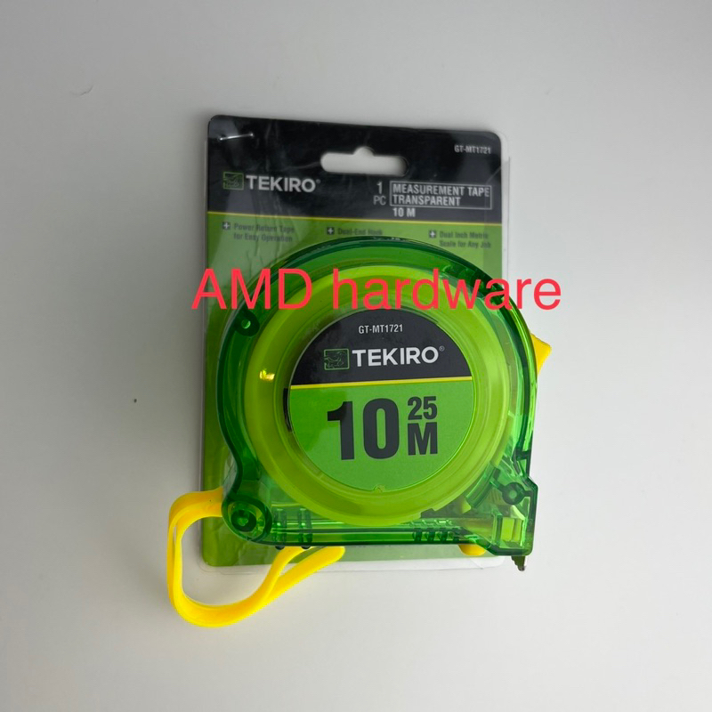 Jual Meteran Plastik Karet 10m 5m 3m Tape Measure 10 5 3 meter *25mm ...