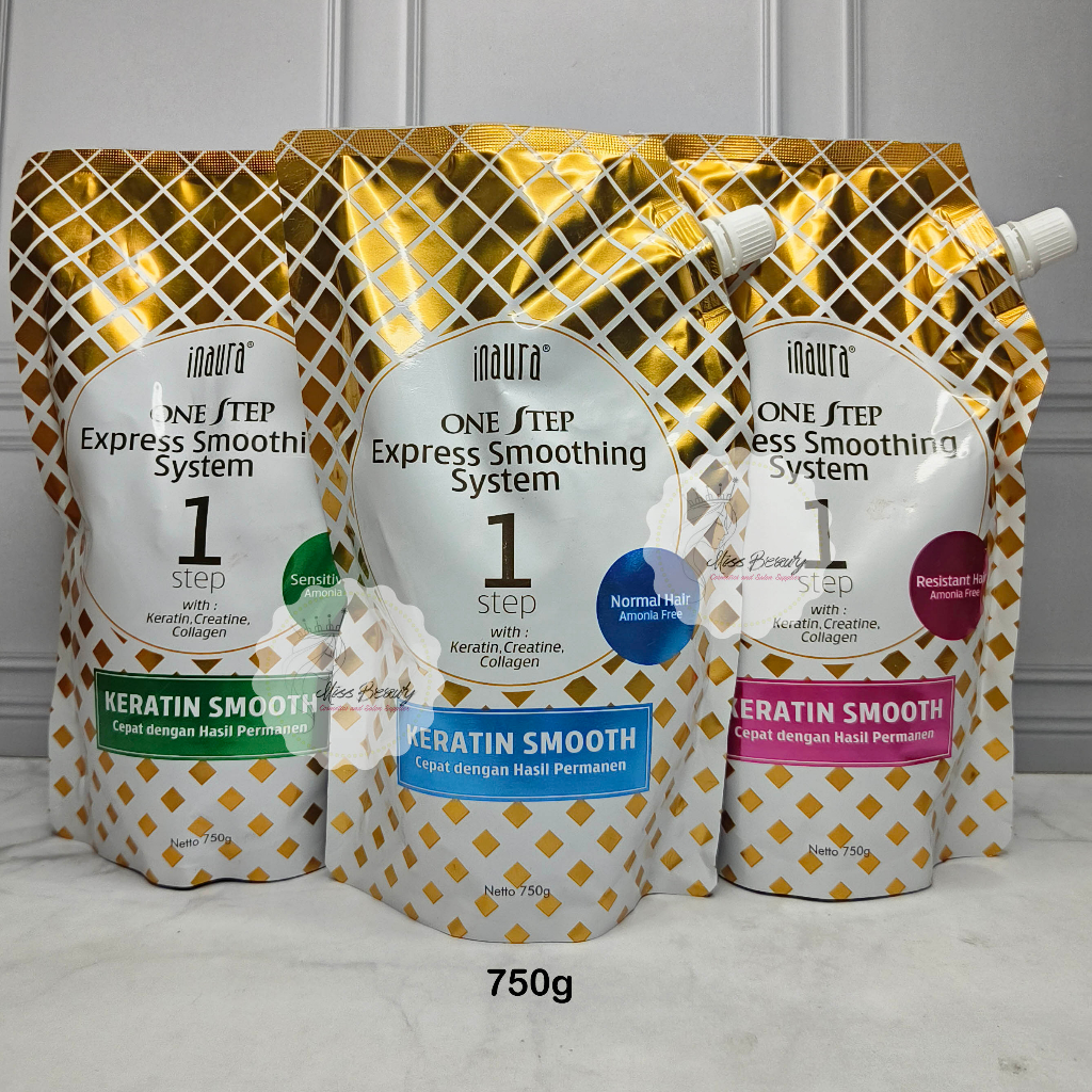 Jual Inaura One Step Express Smoothing System / Keratin Smooth - 750ml ...