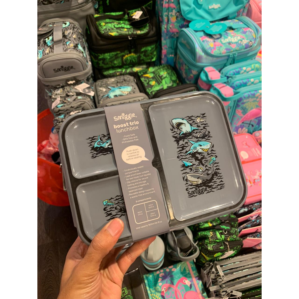 Jual SMIGGLE WILD SIDE BOOST TRIO SHARK - TEMPAT MAKAN SMIGGLE | Shopee ...