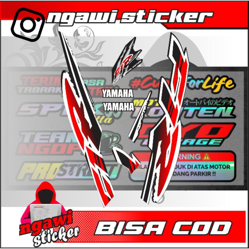 Jual striping Yamaha fiz terbaru custom hologram limited edition ...