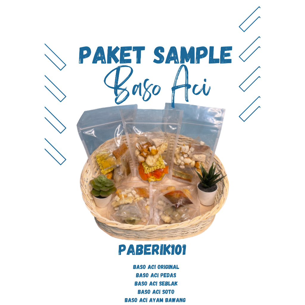 Jual PAKET SAMPLE 2 BASO ACI BEST SELLER (BASO ACI SEBLAK + BASO ACI ...