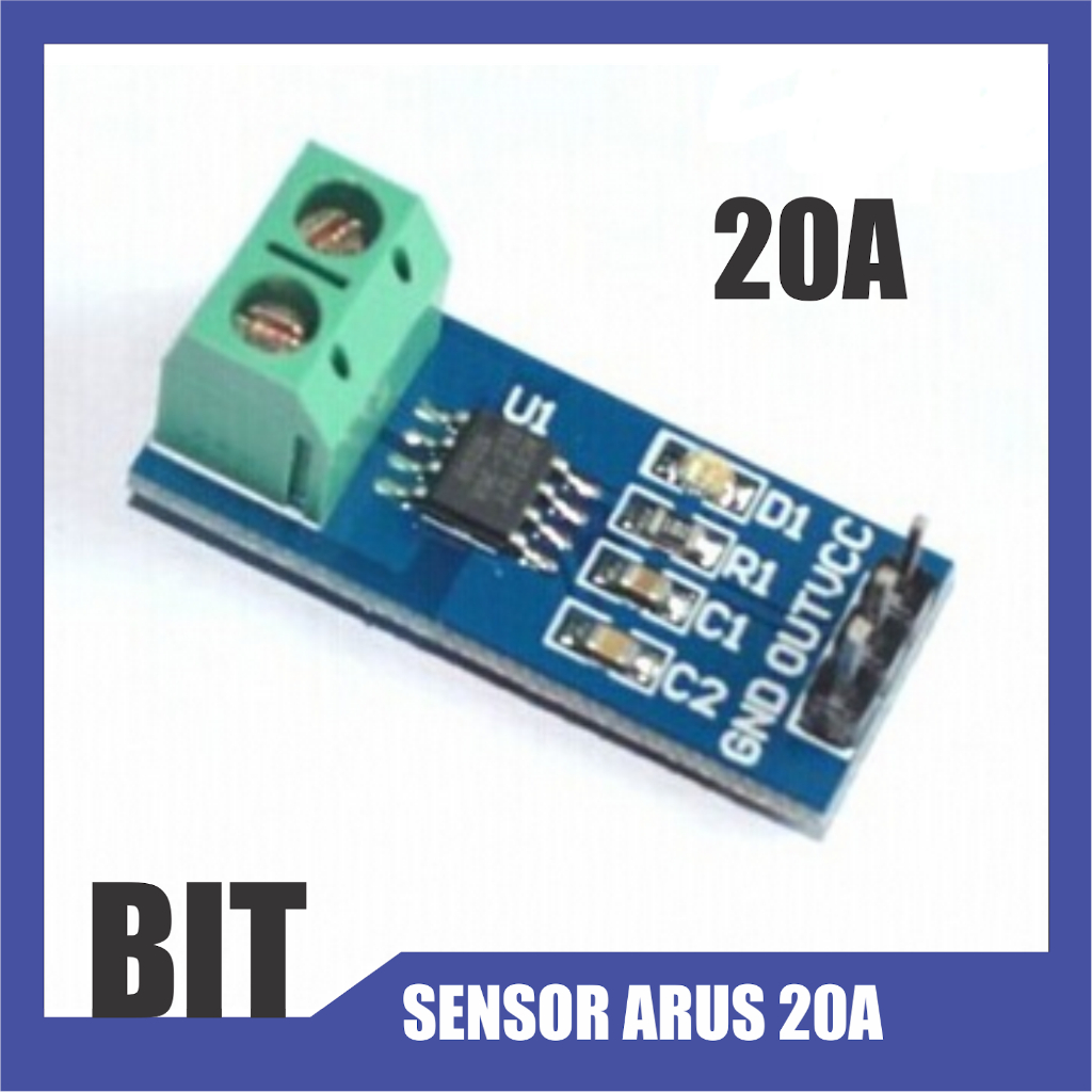 Jual ACS712-20 AC-DC Sensor Arus ACS712 20A Hall Current Sensor Module ...