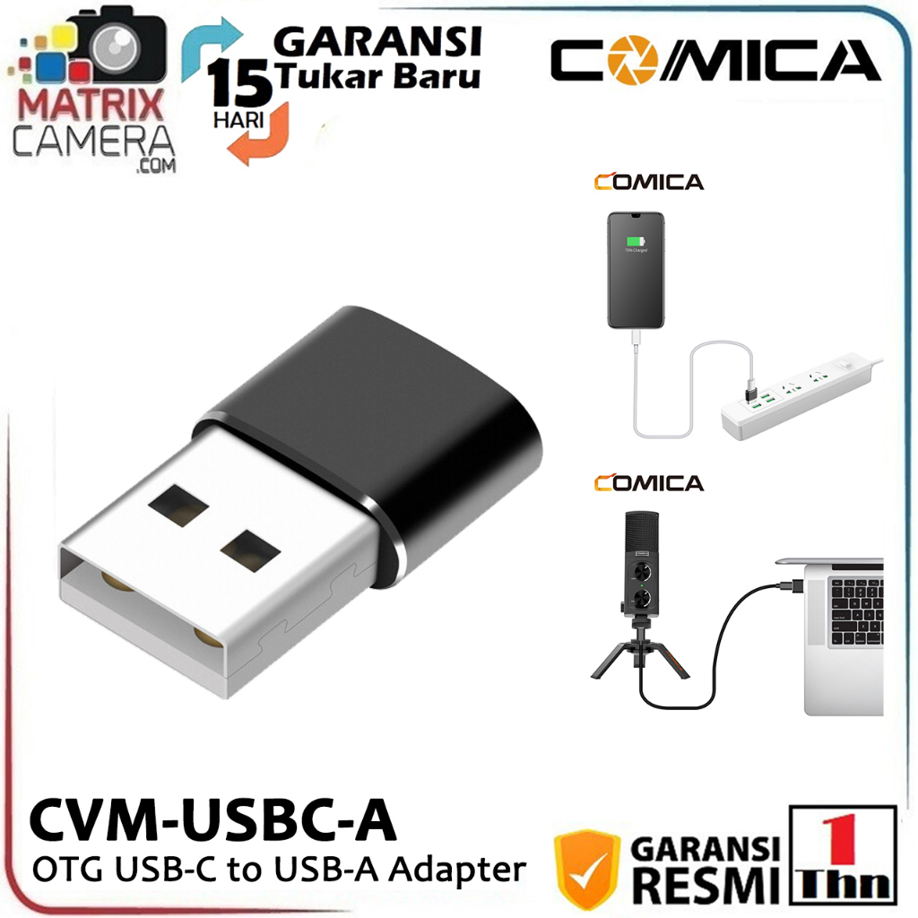 Jual COMICA CVM-USBC-A OTG USB Type-C Female to USB Type-A Male Adapter ...