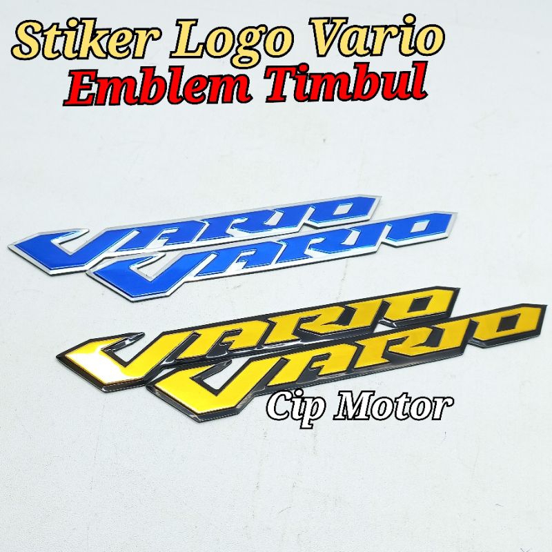 Jual Stiker Logo Vario Emblem Vario Timbul | Shopee Indonesia
