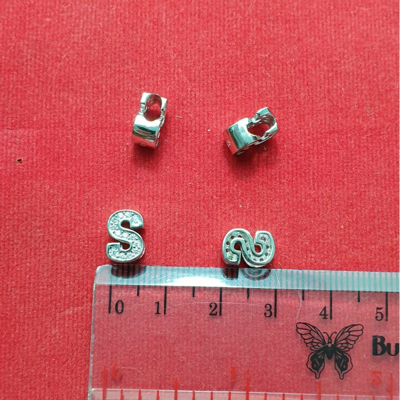 Jual LIONTIN INISIAL / LIONTIN ABJAD / LIONTIN HURUF BAHAN PERAK ASLI ...