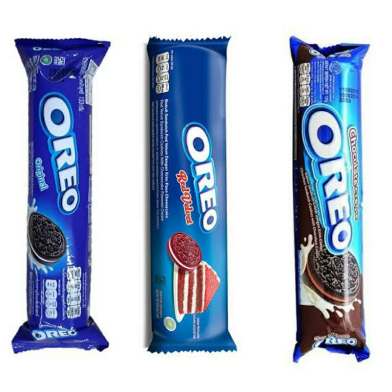 Jual 1Roll Oreo 119,6gr Vanilla /Red Velvet/Cokelat/Oreo roll 119,6gram ...