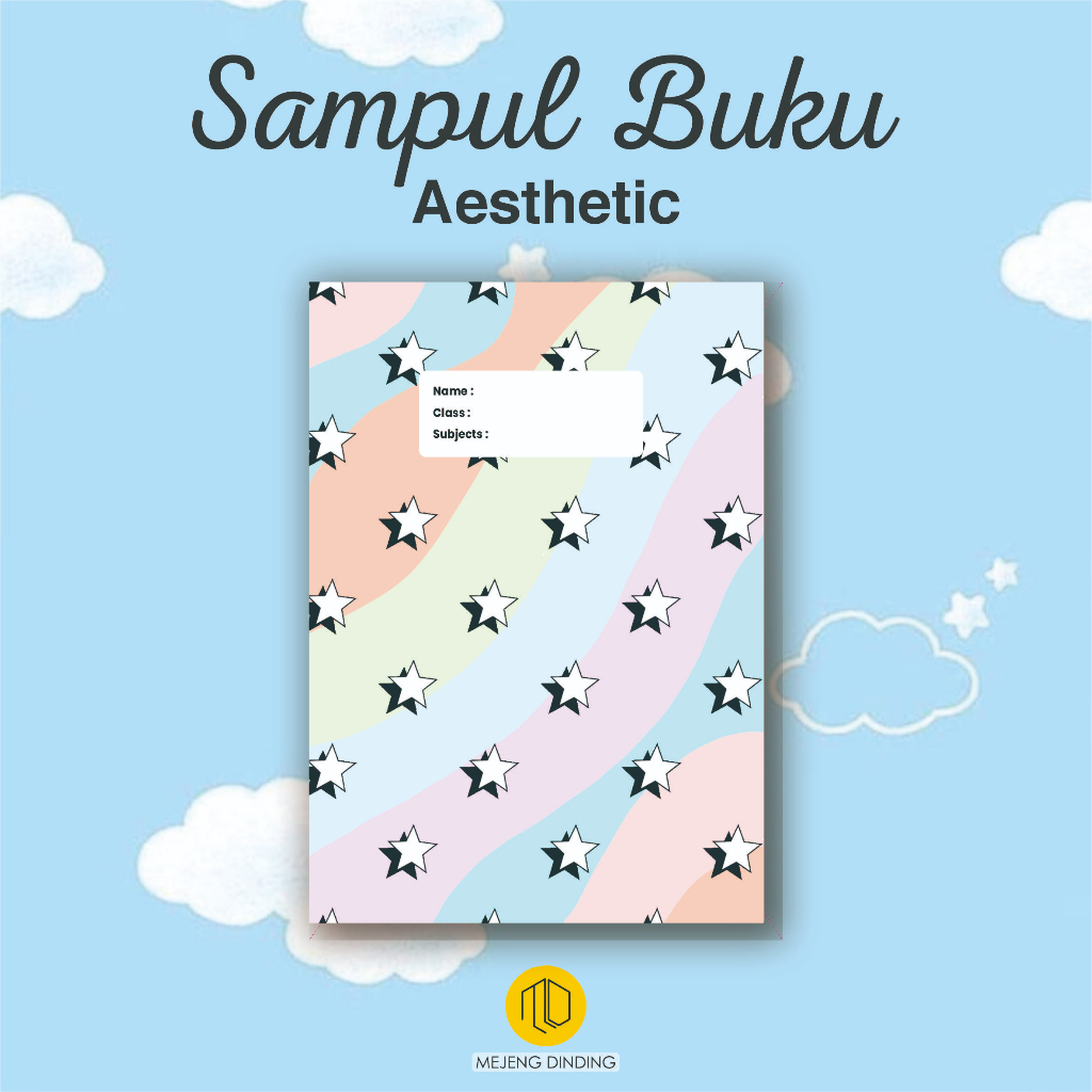 Jual SAMPUL BUKU AESTHETIC ISI 10 PCS / SAMPUL BUKU MOTIF PATTERN ...