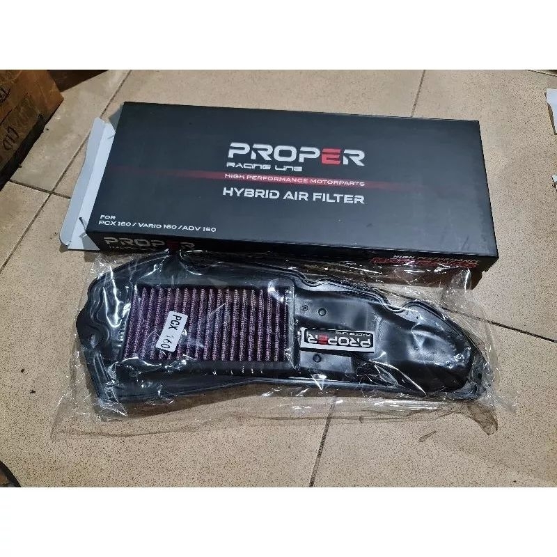 Jual AIR FILTER SARINGAN UDARA PROPER RACING LINE ADV 160 PCX 160 VARIO ...