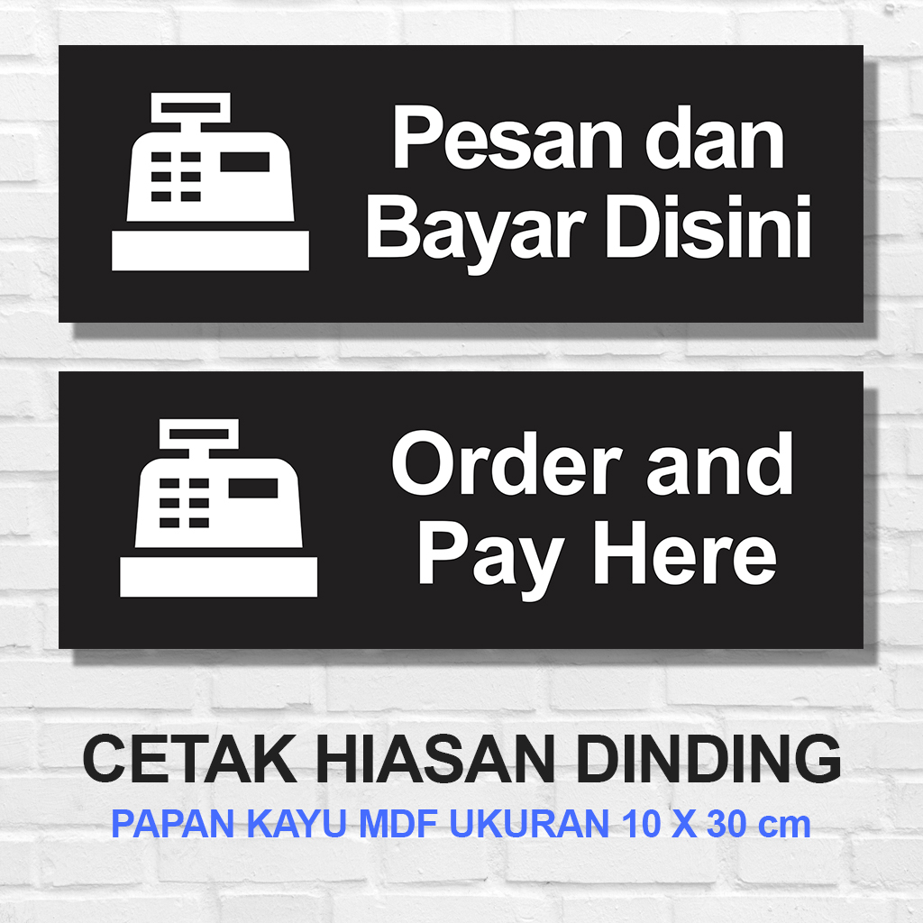 Jual CM DECOR - PESAN DAN BAYAR DISINI PAPAN SIGN PERINGATAN CAFE ...
