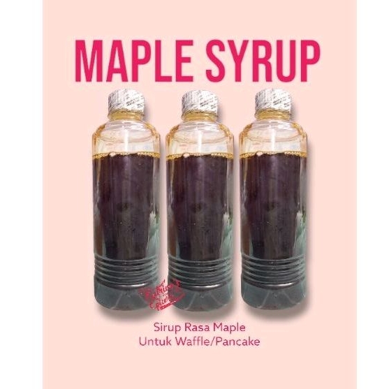 Jual Maple Syrup 500 Gram Sirup RasaMaple Untuk Pancake Waffle dll ...