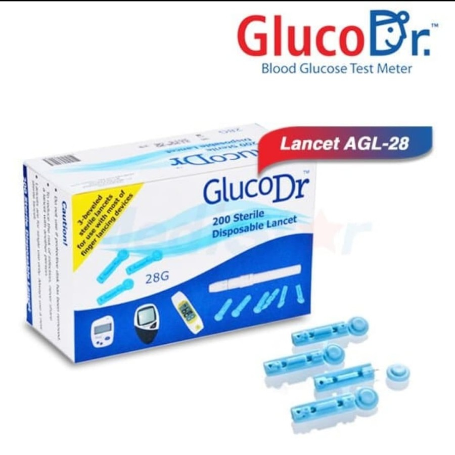 Jual GLUCODR BLOOD LANCET 30G ISI 200 LANCETS GLUDO DR LANCET | Shopee ...