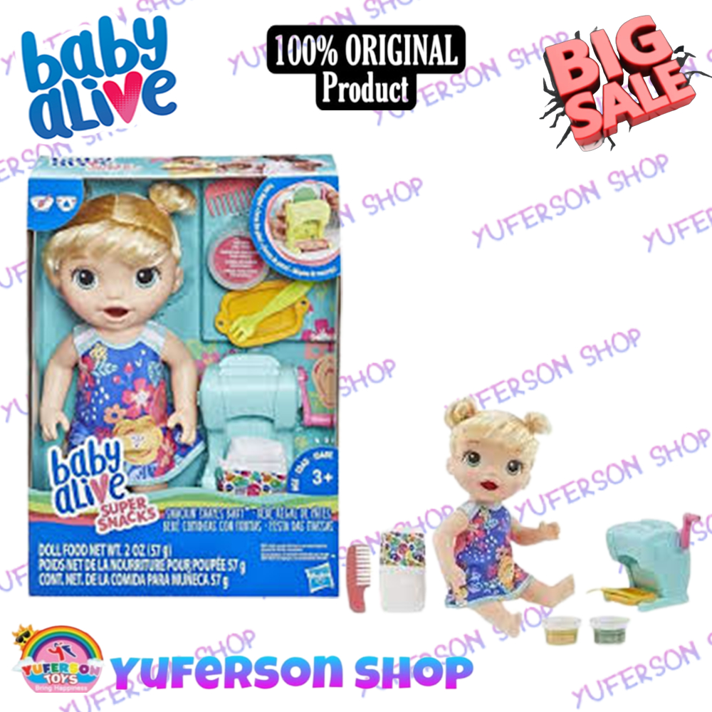 Jual Baby Alive Snackin Shapes Baby Blonde Hair | Shopee Indonesia