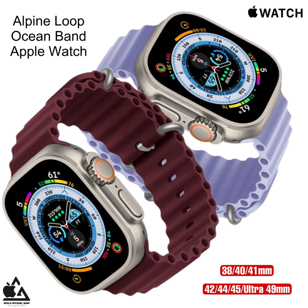 Jual Spigen Strap Ocean Band Apple Watch Ultra 49mm 45mm 44mm 42mm 41mm ...