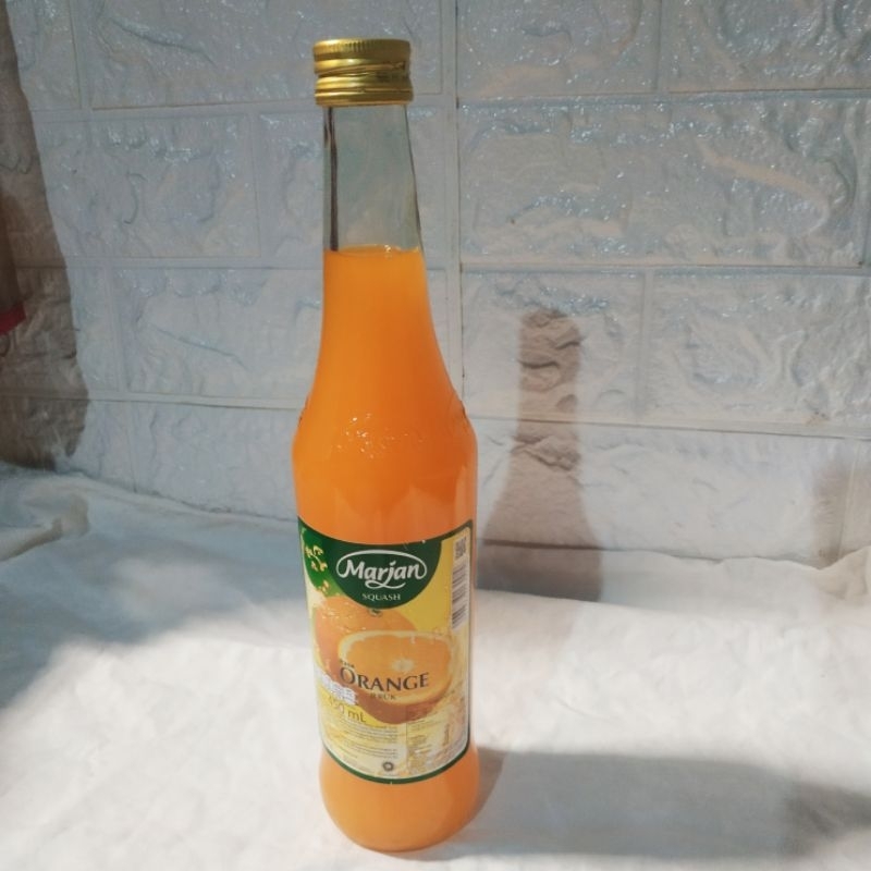 Jual Marjan Squash Rasa Orange Sirup Jeruk 450 ml | Shopee Indonesia