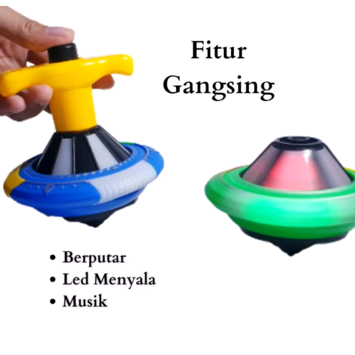 Jual Promo Mainan Anak Gangsing LED Karakter Roda Bisa Nyala | Shopee ...