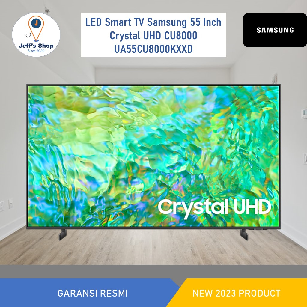 Jual Samsung Smart TV 55 inch Crystal UHD 4K UA55CU8000KXXD [NEW 2023] | Shopee Indonesia