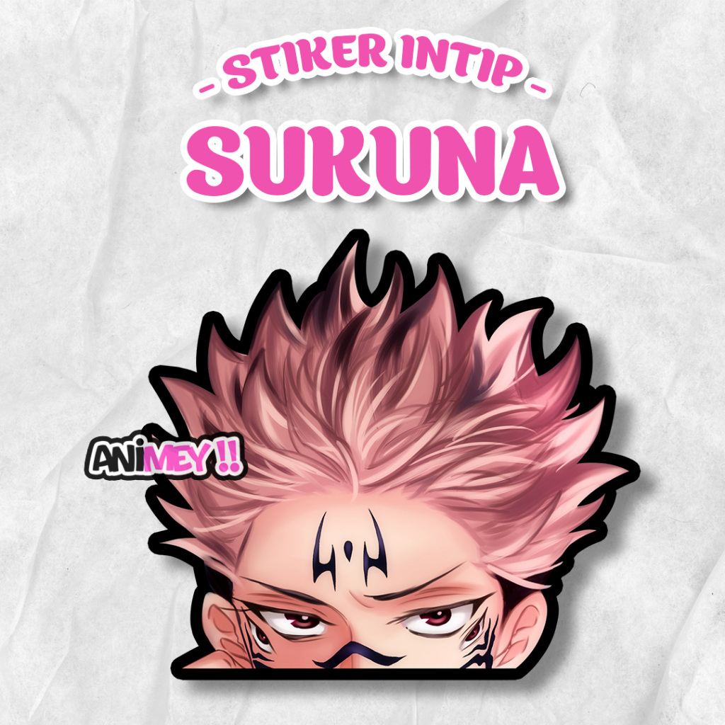 Jual Stiker Intip Sukuna / Sticker Anime Waterproof | Shopee Indonesia