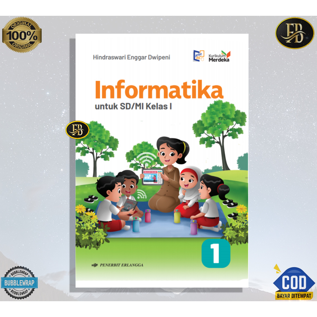 Jual [Penerbit Erlangga] Informatika kelas 1 Kurikulum merdeka | Shopee ...
