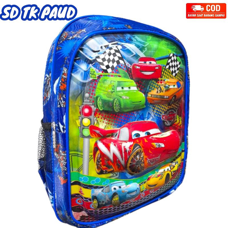 Jual CAR95 TAS SEKOLAH ANAK LAKI LAKI SD TK PAUD LAMPU LED 3D TIMBUL EMBOS TAS PRIA RANSEL ANAK ...