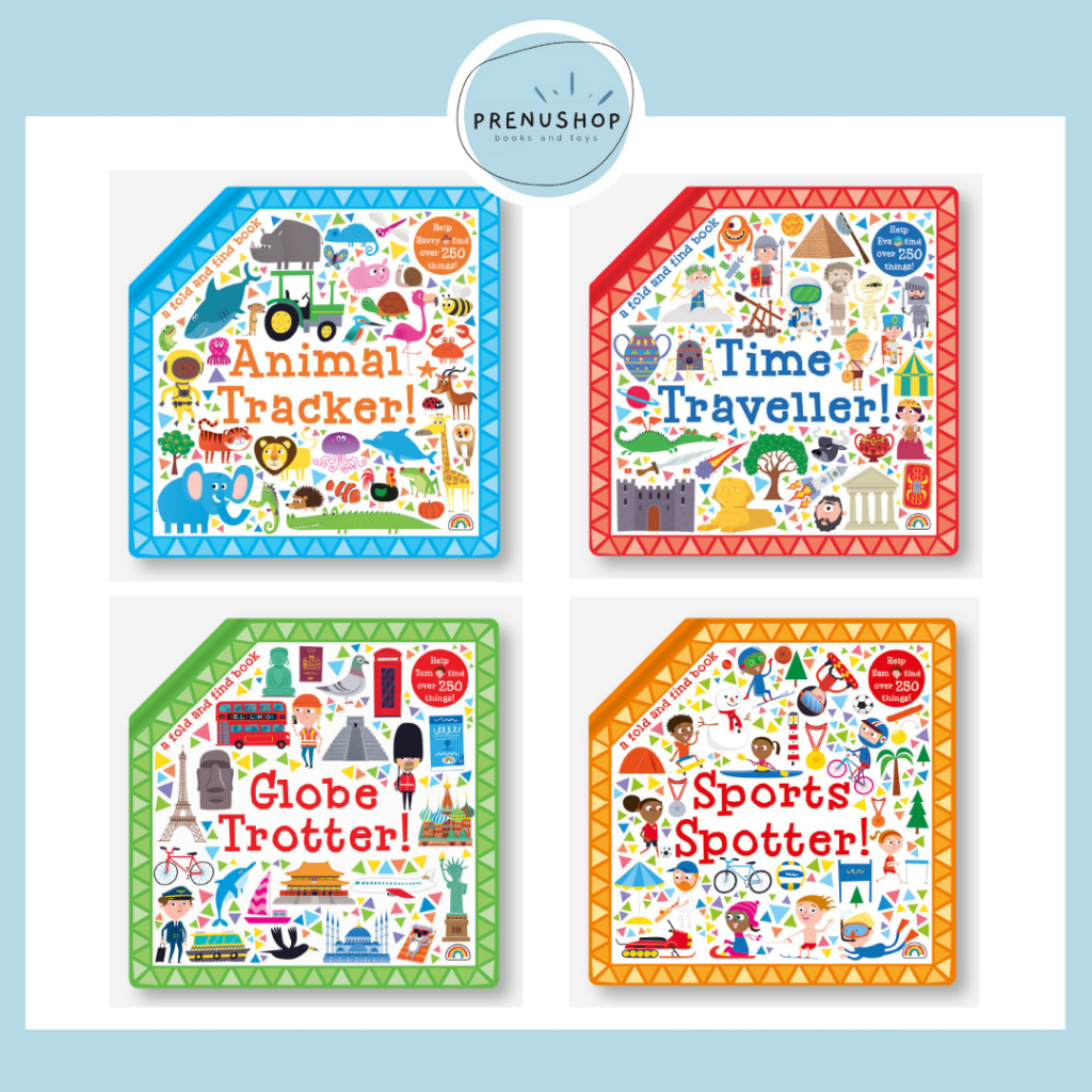 Jual Board Book Really Decent Fold and Find: Animals Tracker, Time ...