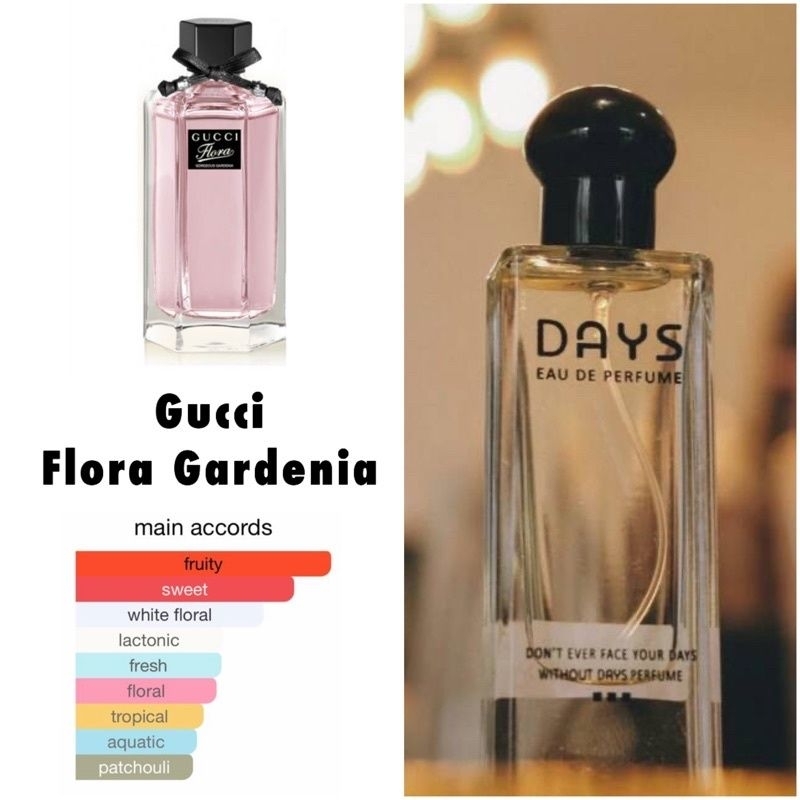 Jual DAYS PARFUME dengan inspirasi dari Flora Gardenia | Shopee Indonesia