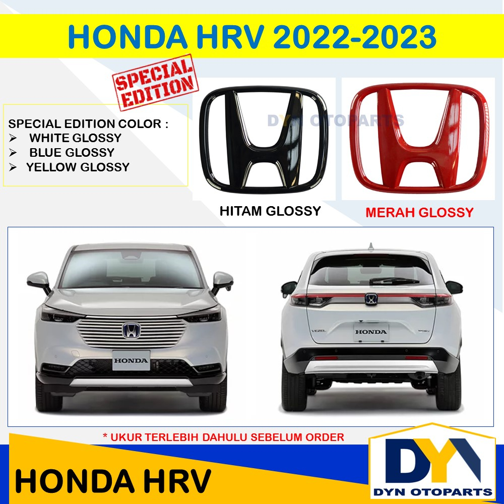 Jual DYN165- ALL New HR-V 2022-2023, Emblem, Sticker, Logo Lambang Honda ALL New HR-V 2022-2023 ...