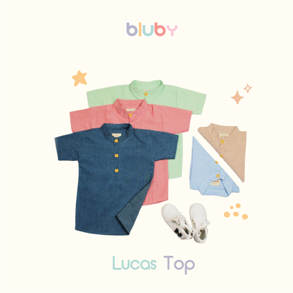 Jual BLUBY BAJU KOKO ANAK OVIKIDS Laki-laki Lucas TOP 1-6 Tahun ...