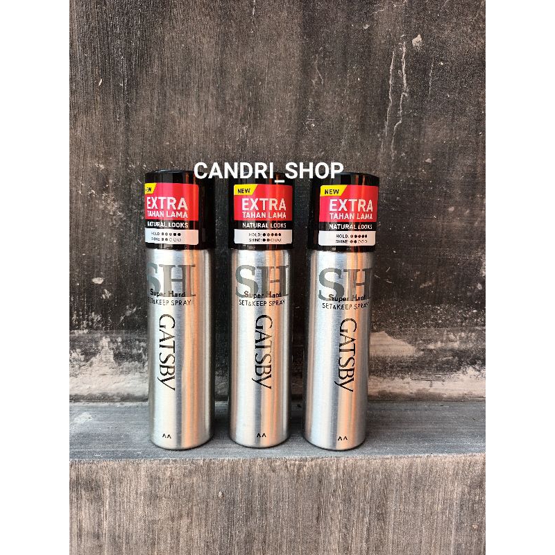 Jual GATSBY Set & Keep Spray Super Hard 70 ml | Shopee Indonesia