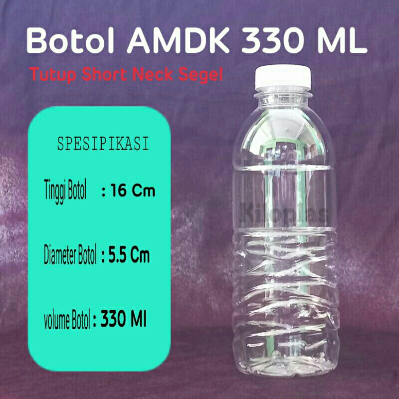 Jual Botol Plastik 330 ml / Botol AMDK 330 ml / Botol Sehat 330 ml ...
