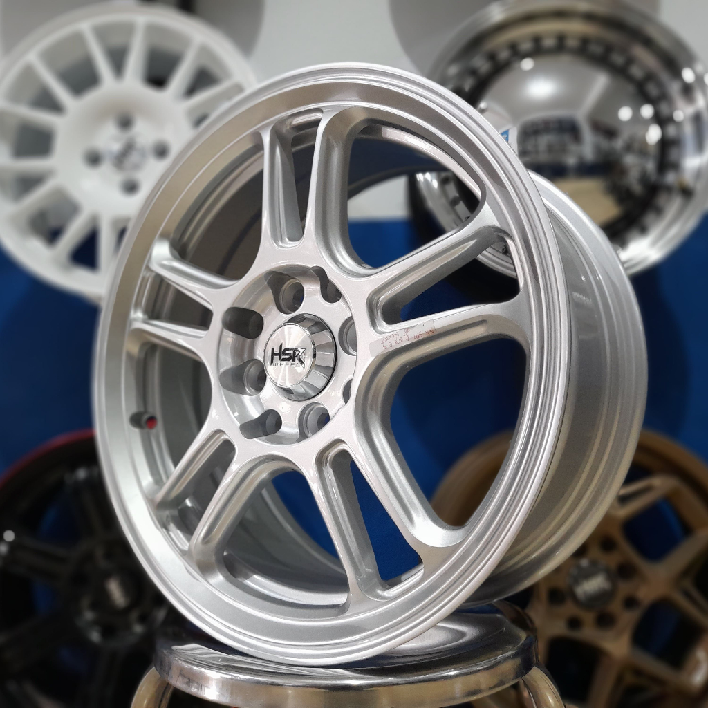 Jual dabel pcd velg ring 16 hsr nx spo 347 silver untuk mobil honda ...
