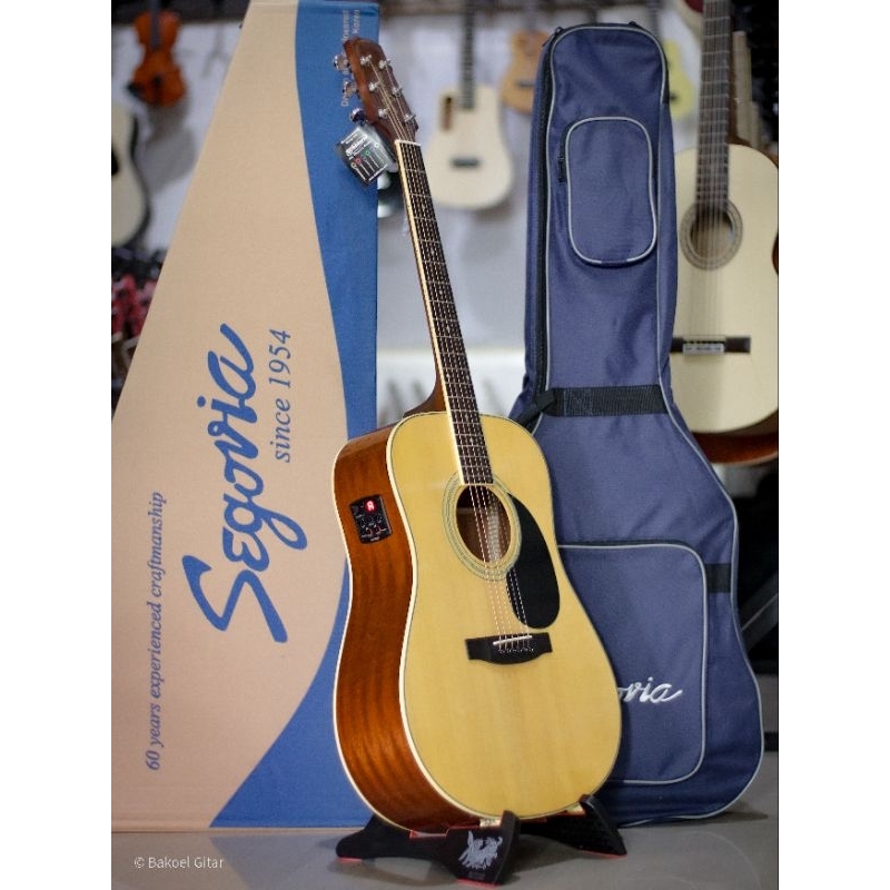 Jual Gitar Segovia D07 upgrade preamp Cherub GT6 transkustik dan speker distorsi | Shopee Indonesia